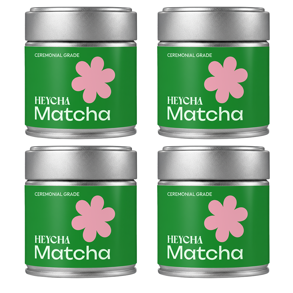 Kjøp Matcha Powder Ceremonial Grade Bundle, 4x30g - Rask levering – HEYCHA